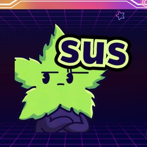 Sus Emotes Stream Animation Twitch Cute Leaf Cat Bunny High Funny ...