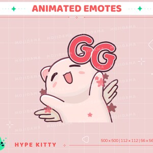 Cat Emotes Animation Hype Kitty Funny Dancing Animated Cute Animal ...