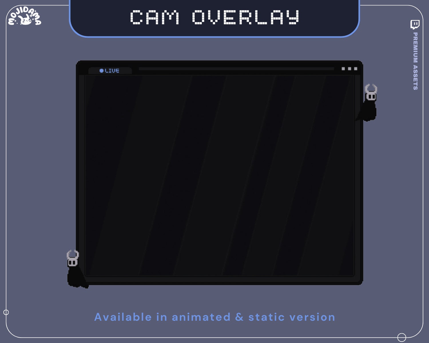 Twitch Cam Overlay Animation Spooky Ghost Devil Animated Stream Demon ...