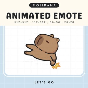 Capybara Crazy Twitch Emotes Go Excited Anxious Animated Hype Gg Cute ...