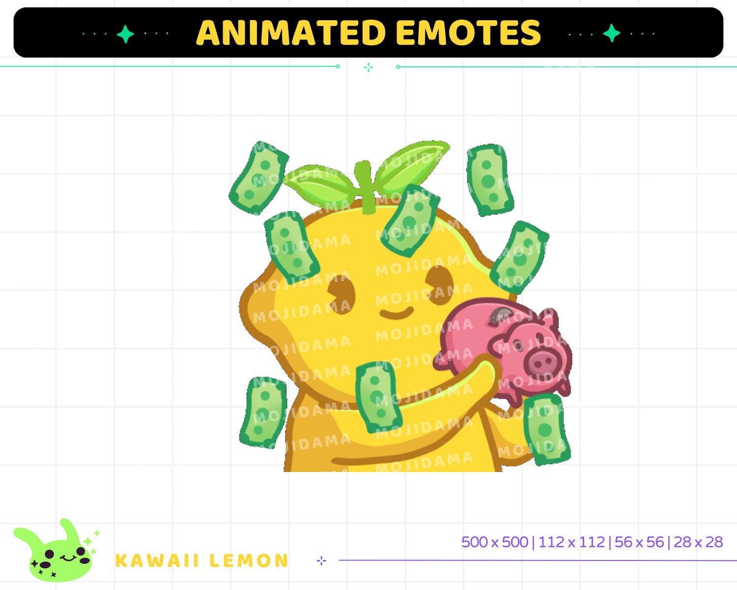 Kawaii Lemon Fruit Emotes Animation Bundle Funny Dancing - Etsy Australia