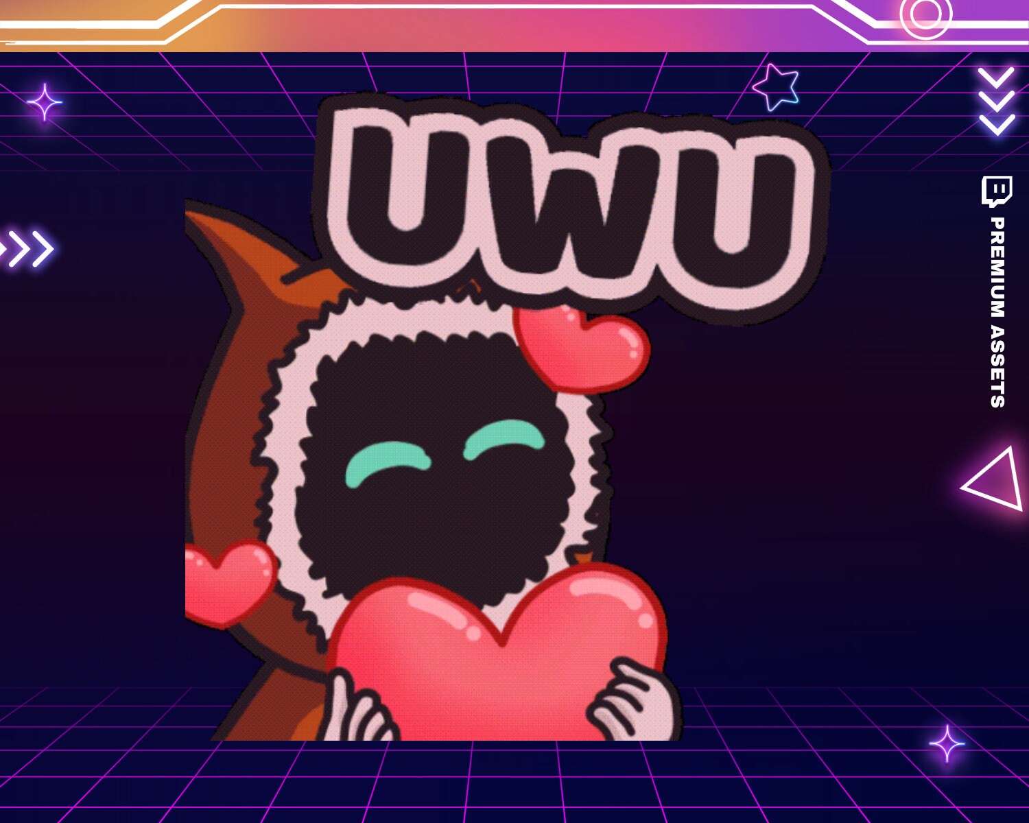Uwu Twitch Emotes Ghost Animation Stream Cute Cat Spooky Halloween ...