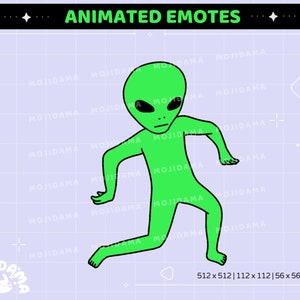 Dancing Alien Meme Animated Emotes: Twitch Stream Pack (GIF) - Etsy
