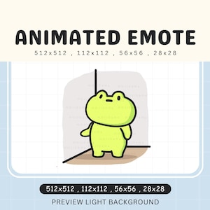 Frog Punch Animated Emotes Twitch Wall Angry Serious Emote Animation ...