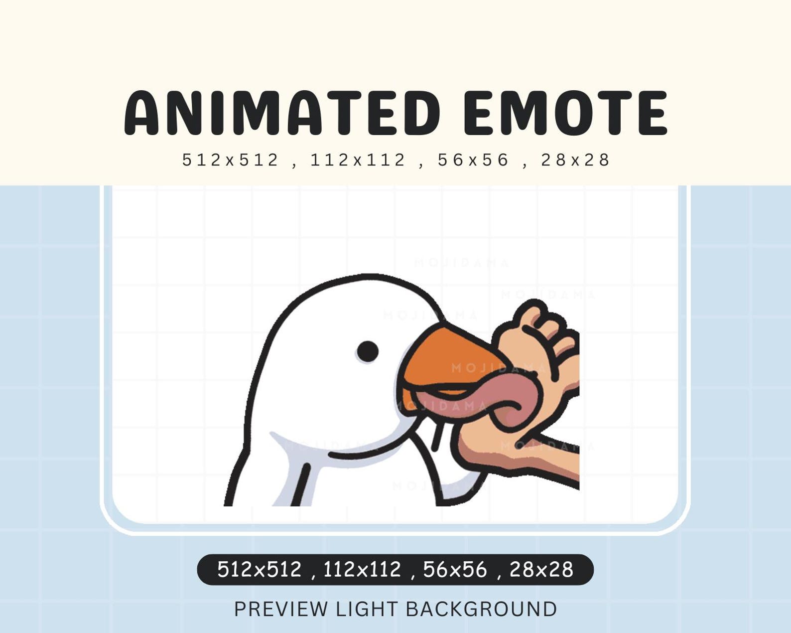 Goose Animated Twitch Emotes Foot Licking Animation Cute Chibi Silly ...