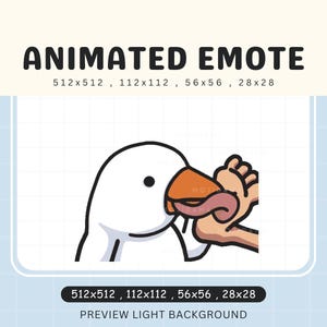 Goose Animated Twitch Emotes Foot Licking Animation Cute Chibi Silly ...