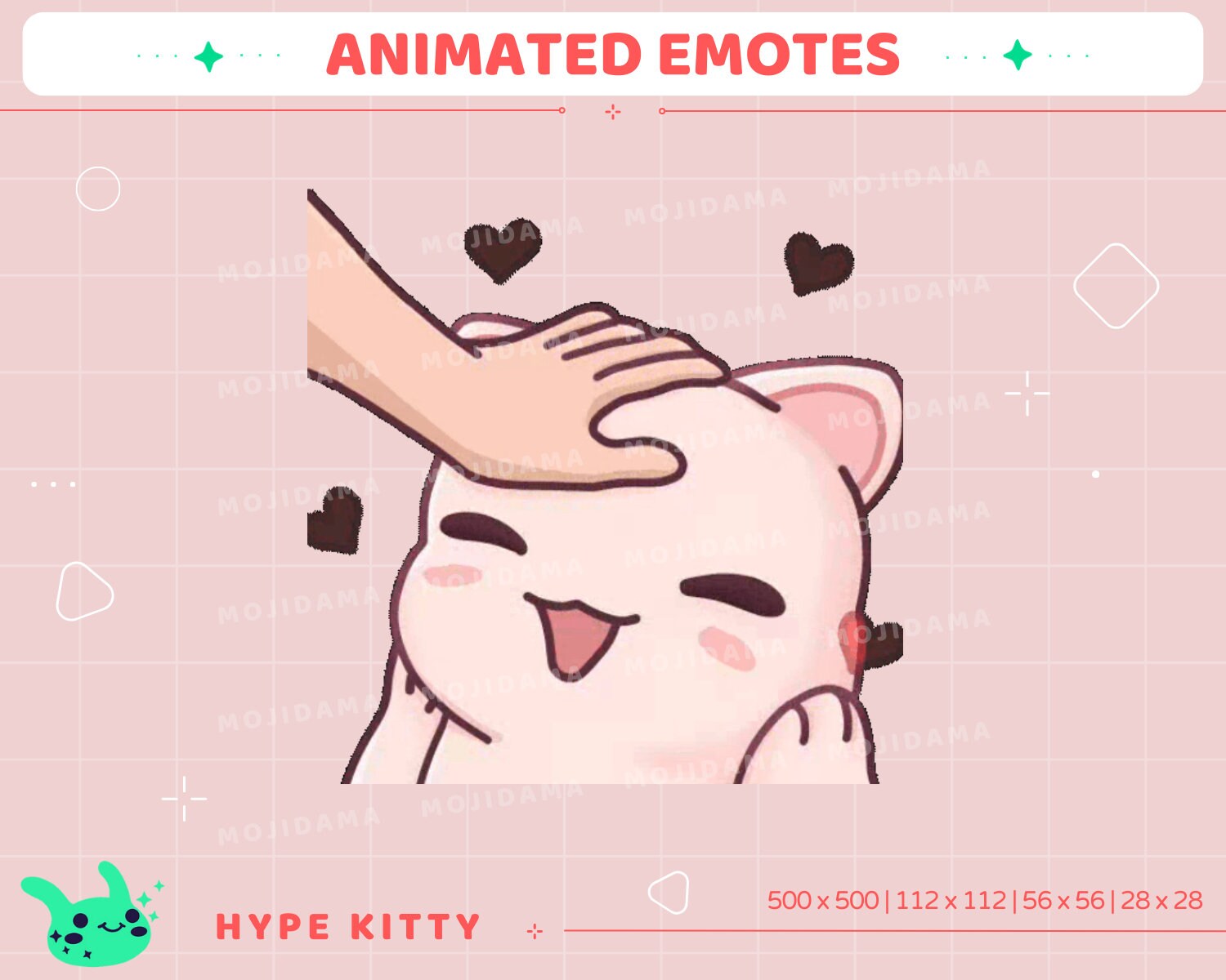 Cat Emotes Animation Hype Kitty Funny Dancing Animated Cute - Etsy