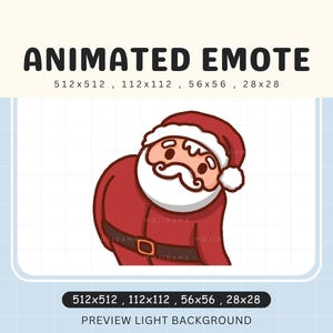 Santa Wiggle Twitch Emotes Animation Christmas Animated Cute Xmas ...