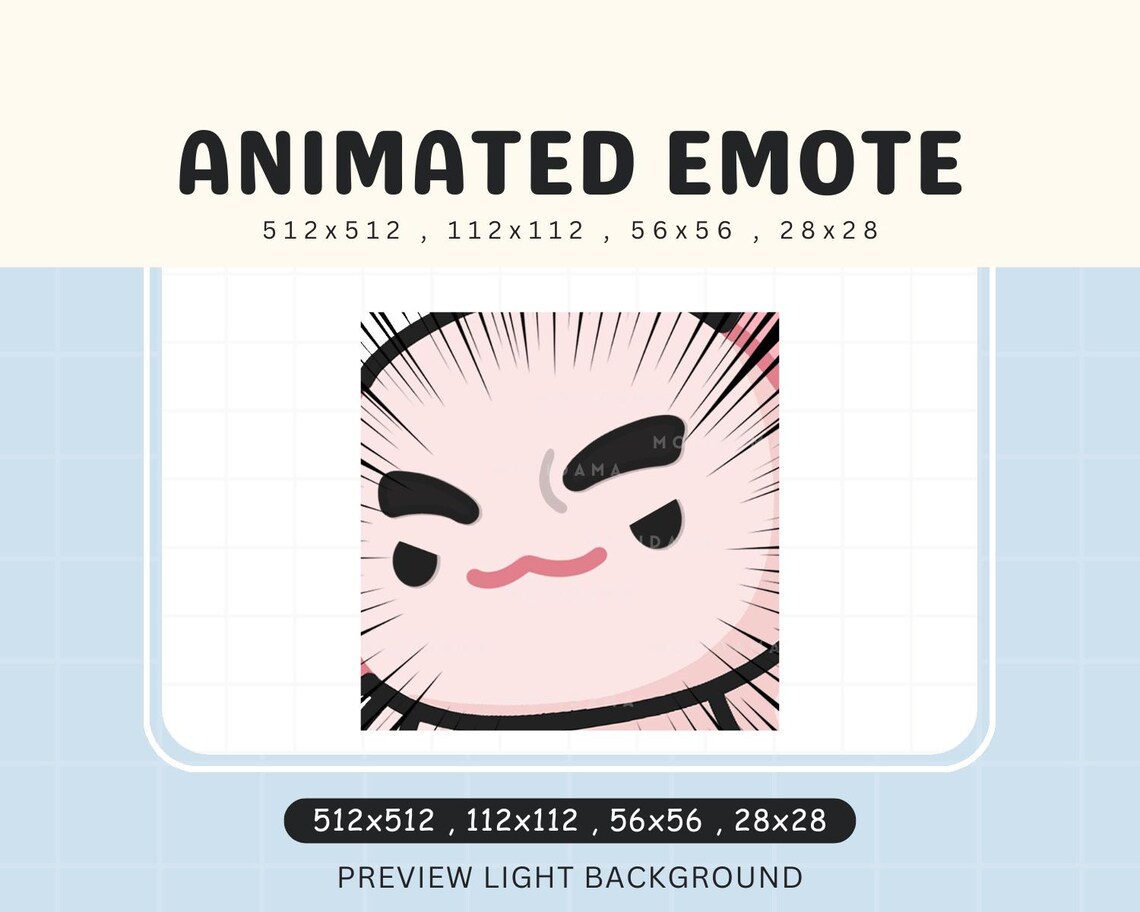 Axolotl Emotes Animated Twitch Serious Face Dragon Animation Wink Funny ...