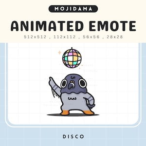 Pigeon Disco Emotes Twitch Dance Animated Hype Music Vibes Emote ...