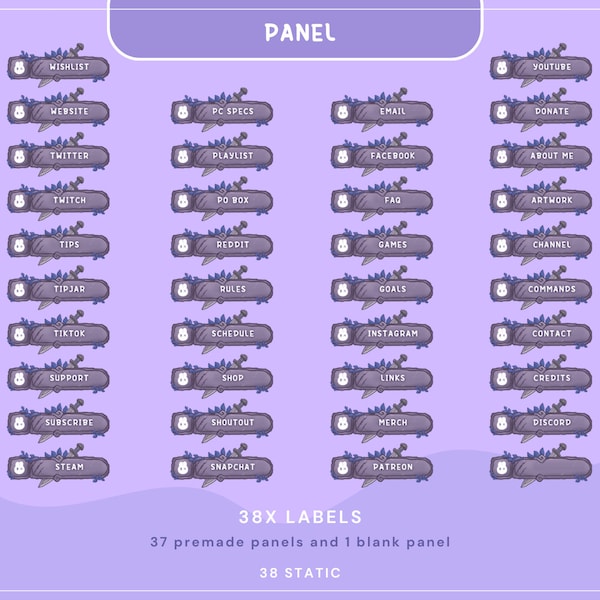 Funny Vtuber Overlay - Etsy