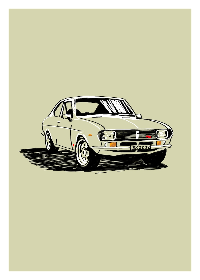 1976 Mazda RX2 Printable Art - Etsy