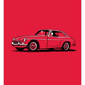 1972 MGB GT Printable Art - Etsy
