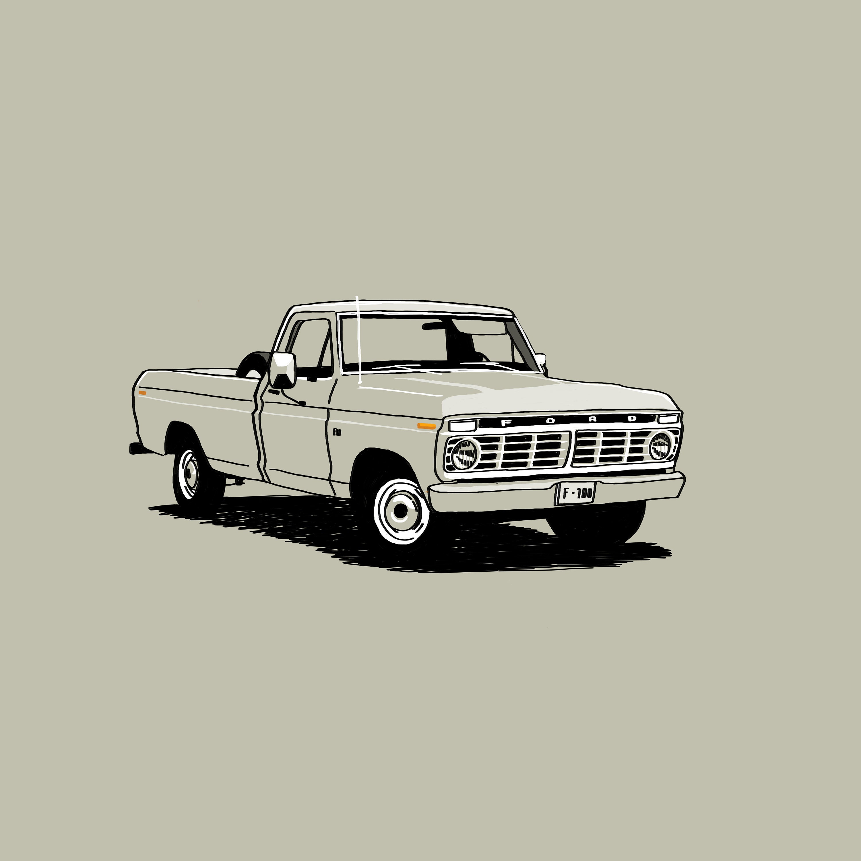 Ford F100 Printable Art - Etsy