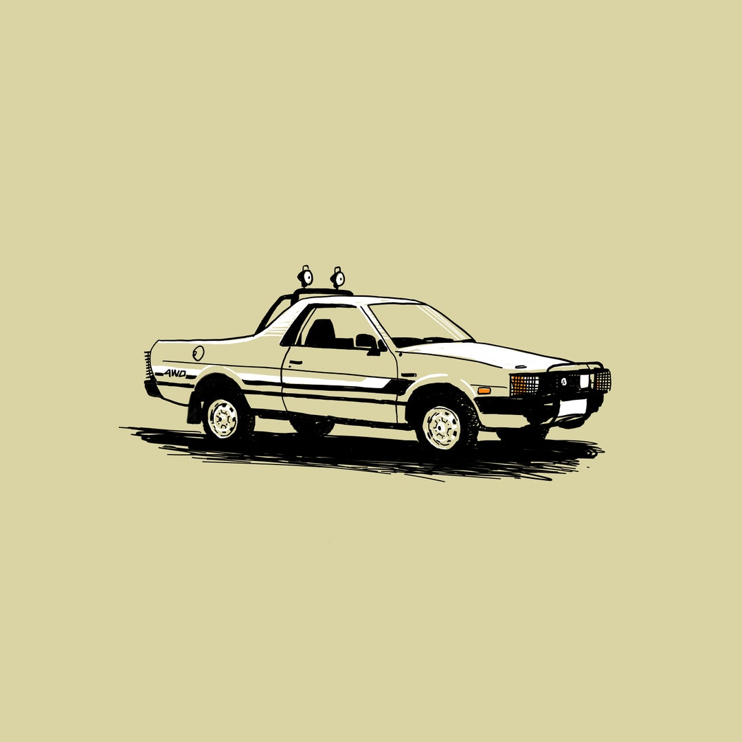 1982 Subaru Brumby - Printable Art - Etsy
