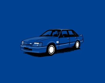 Holden VK Commodore DUZ10S Street Machine A3 Print off Original Pencil ...