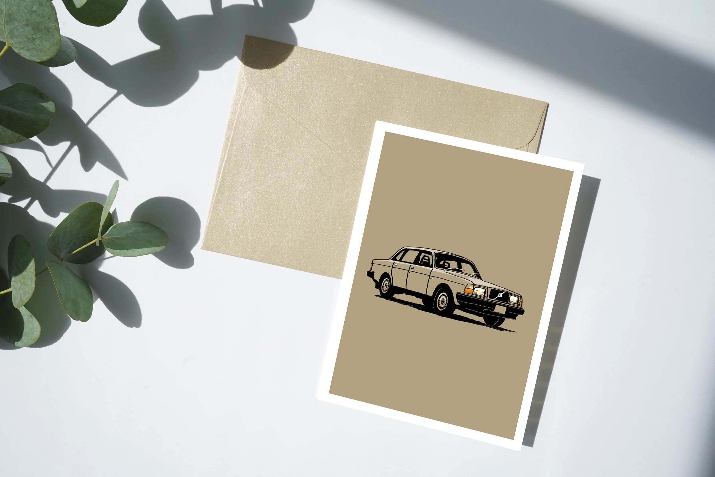Volvo 240 Sedan Printable Art - Etsy