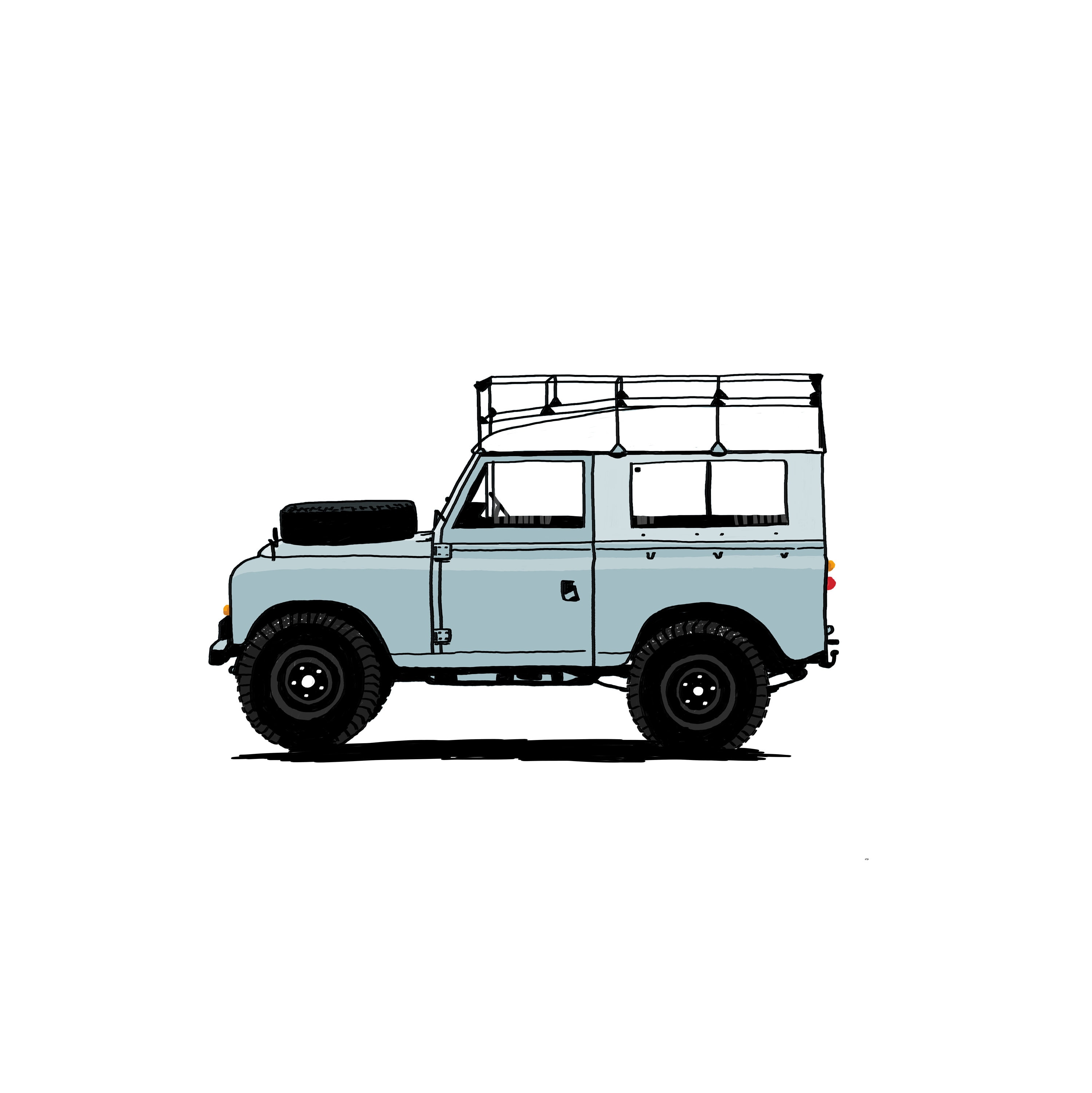 1960s Land Rover Iia Printable Art - Etsy