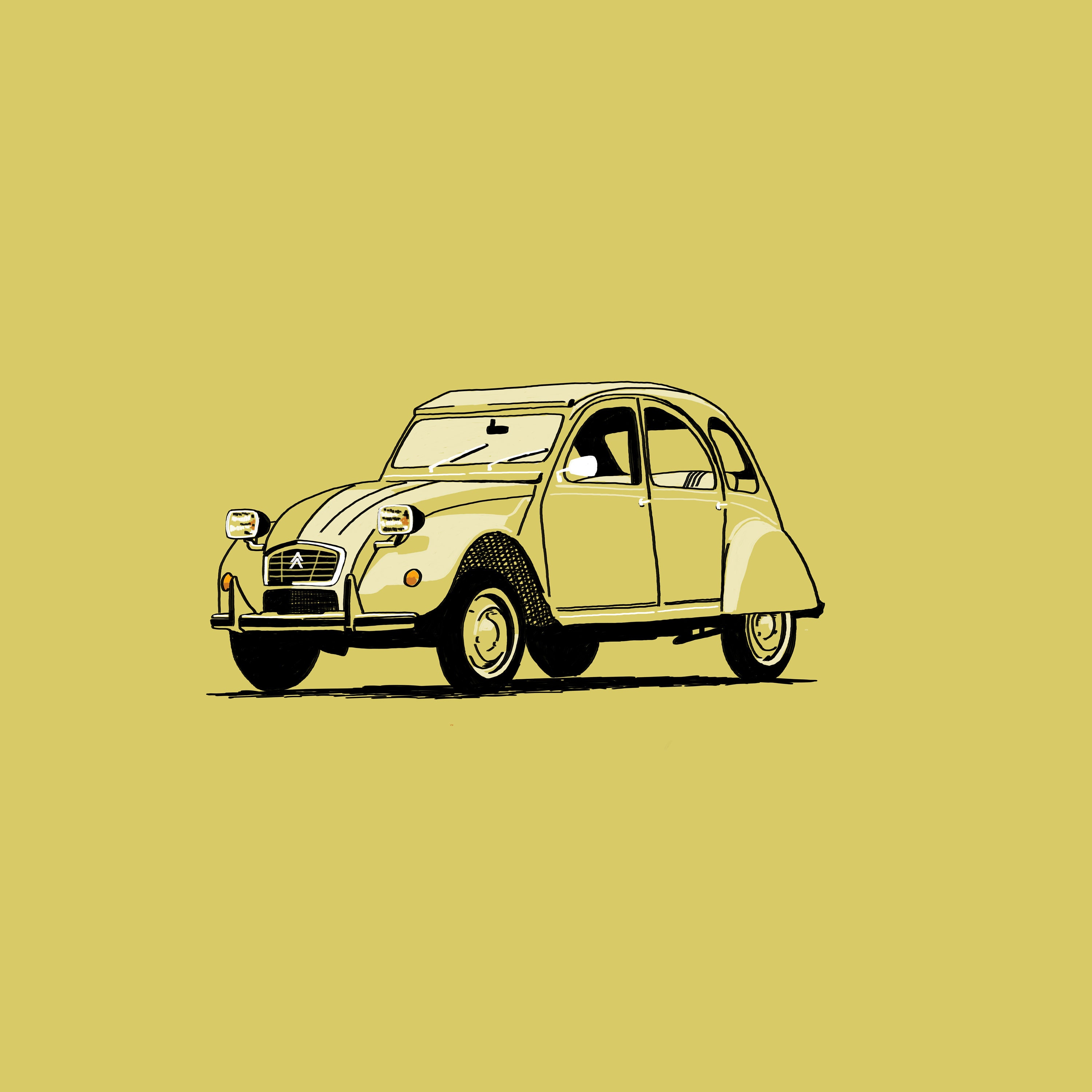 Citroen 2CV Printable Art - Etsy