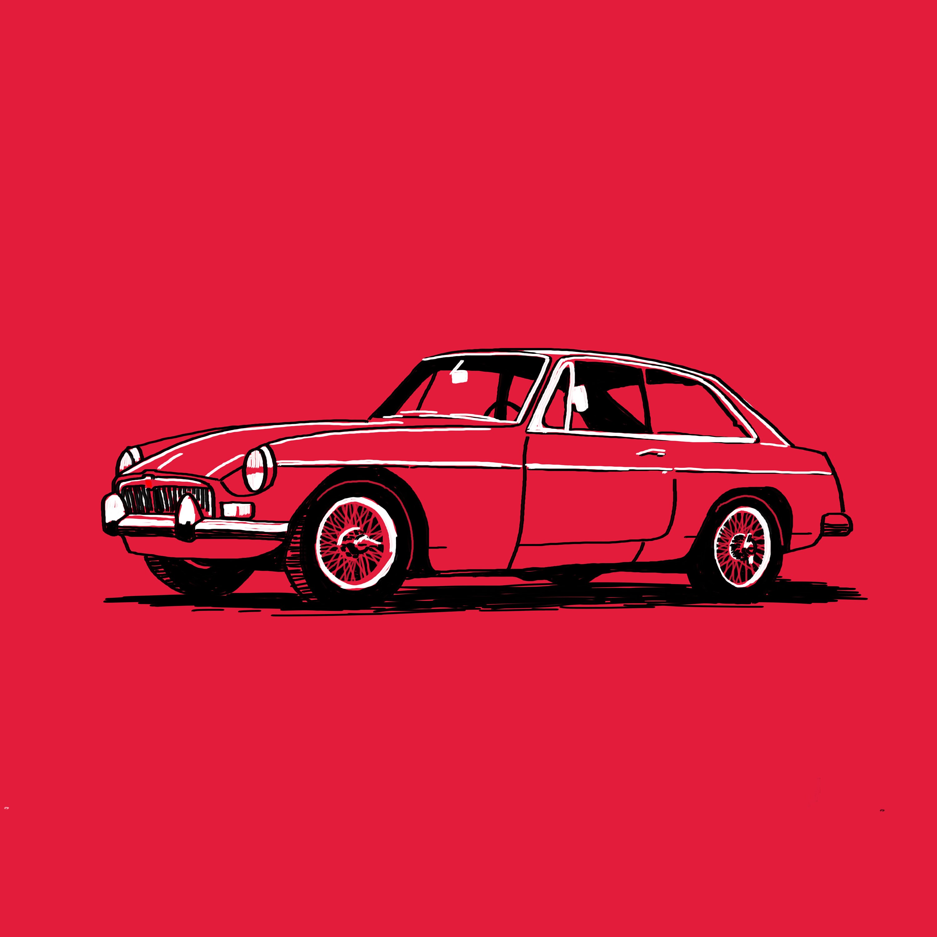 1972 MGB GT Printable Art - Etsy