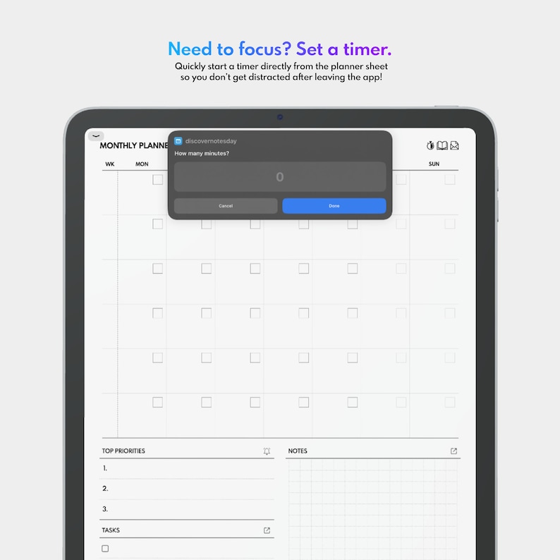 Planner Sheets With Apple Calendar & App Integration for - Etsy