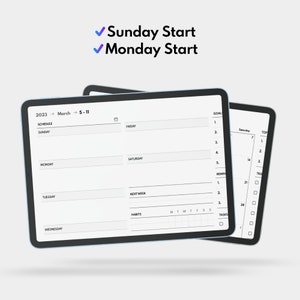 Planner Sheets With Apple Calendar & App Integration for Goodnotes ...