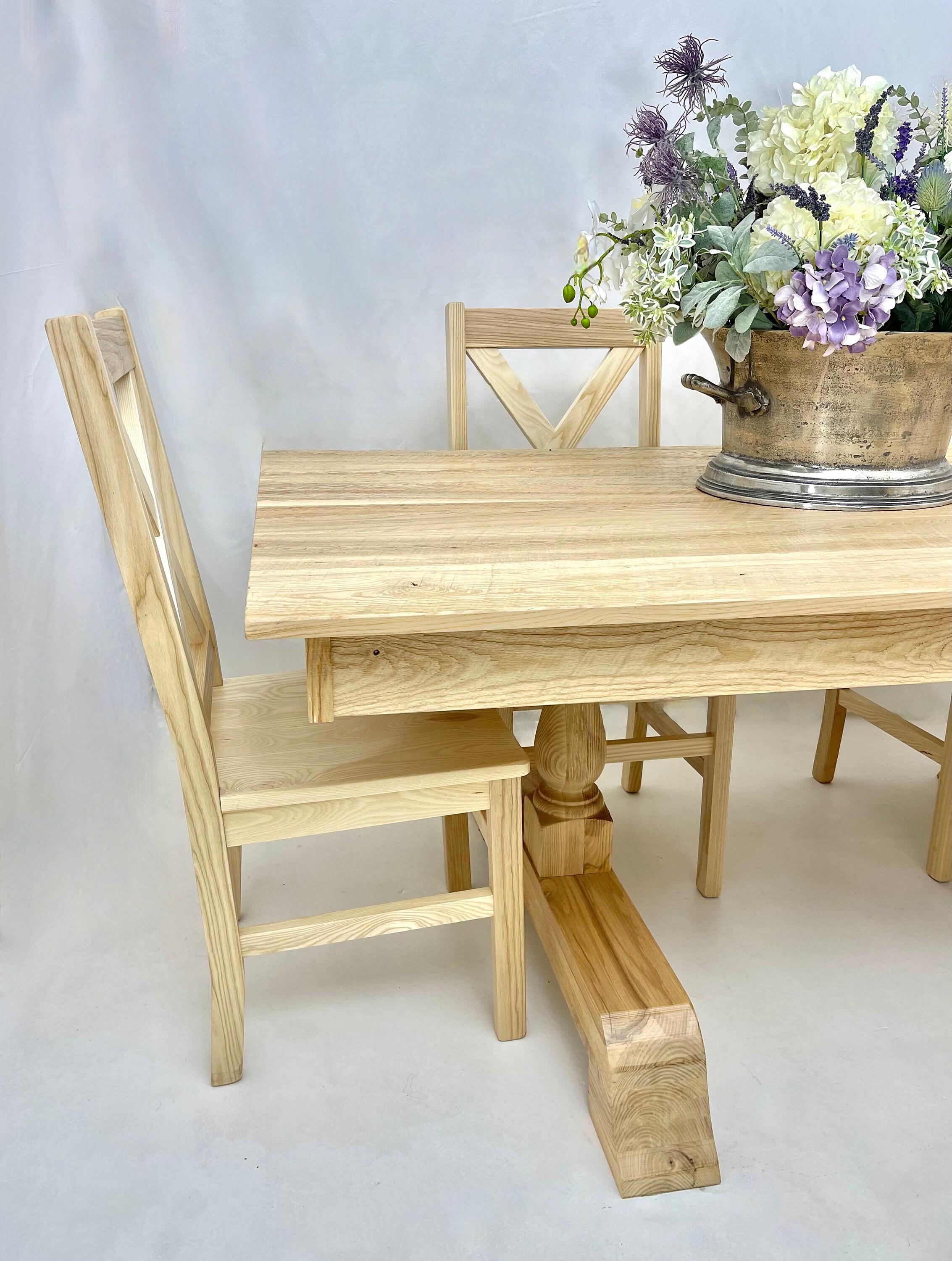 Chair, Monastery, Farmhouse Chair, Solid Hardwood Ash, Dining,kitchen ...