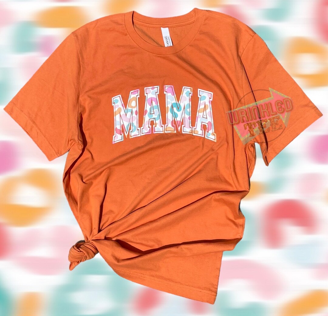 Mama Puff Tshirts Custom Tshirt Leopard Puff MAMA 3D Puffy Vinyl ...