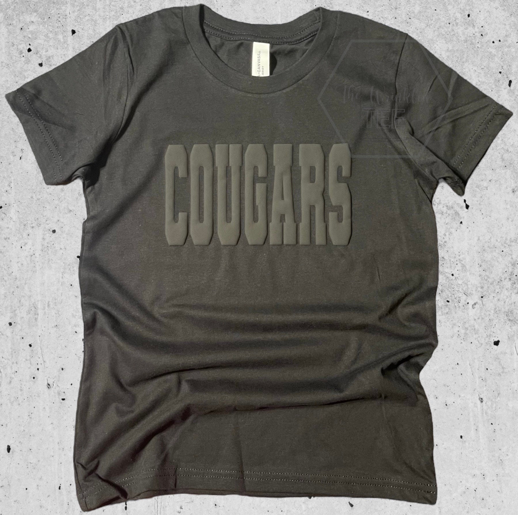 Puff Tshirts Custom Tshirt School Mascot 3D Puffy Vinyl - Etsy