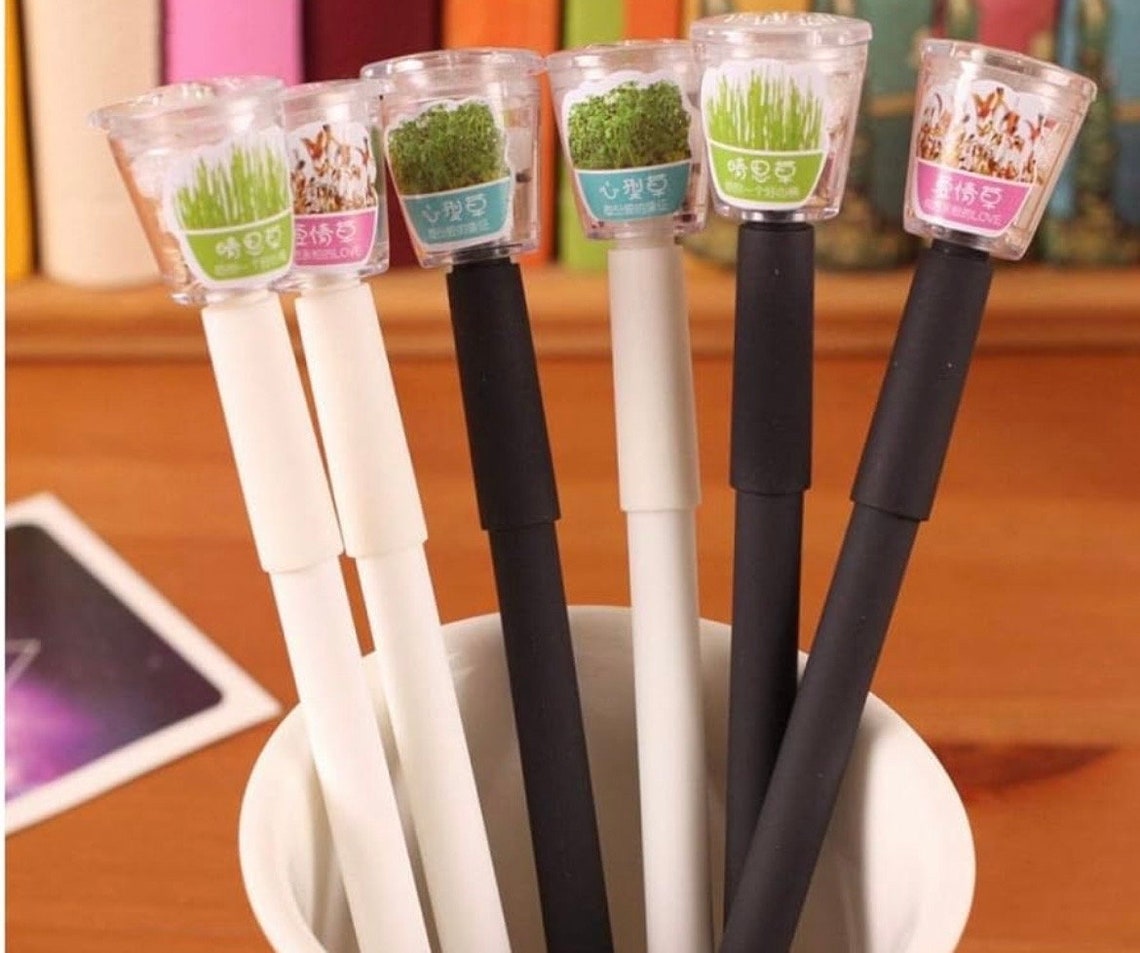 Mini Living Garden Pen Real Life Plant Gift School Office - Etsy