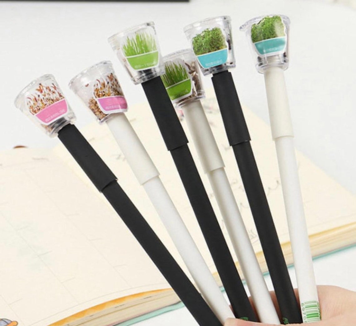 Mini Living Garden Pen Real Life Plant Gift School Office - Etsy