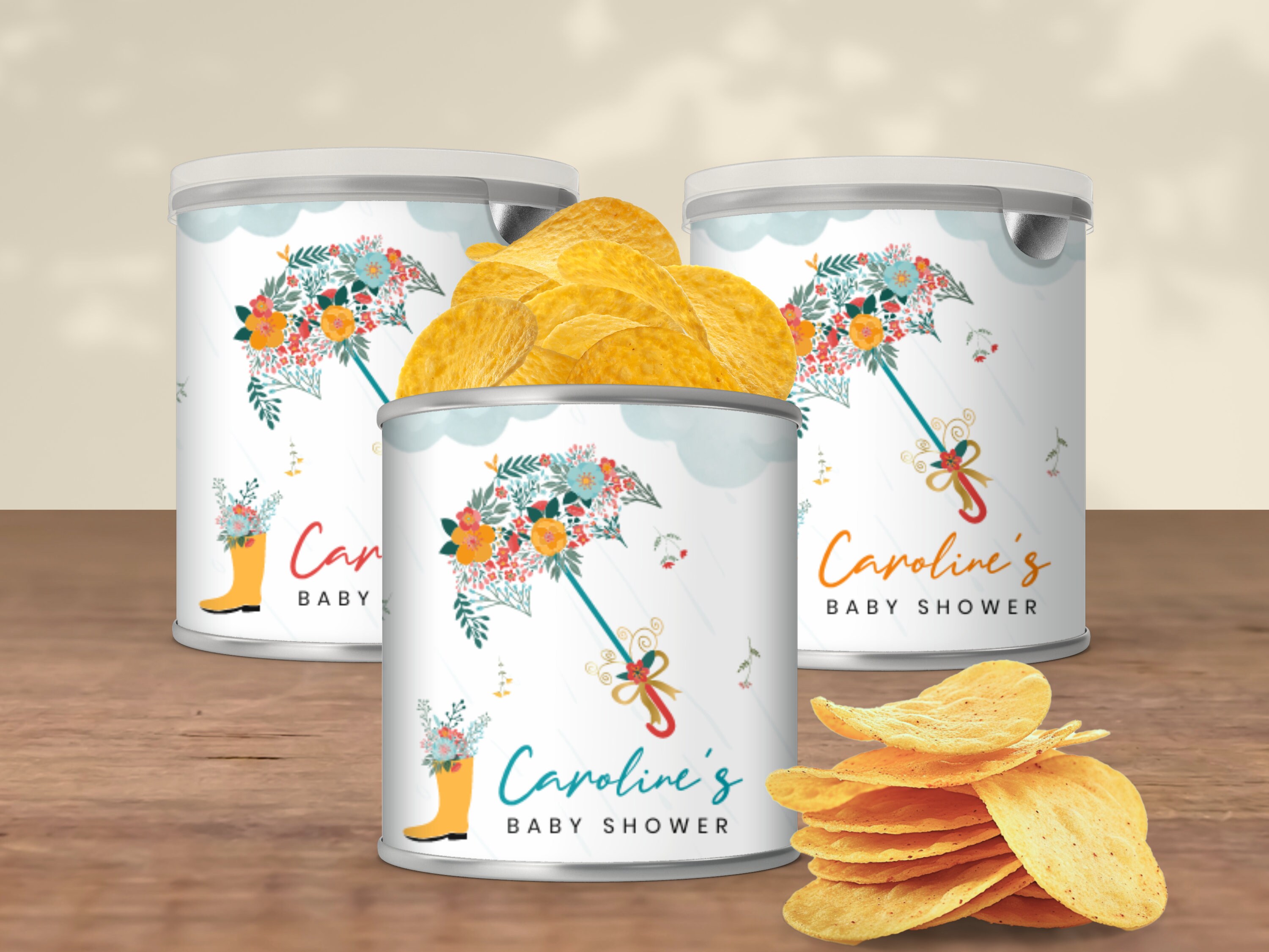 Pringles Label Template for Baby Shower, April Showers Bring May ...