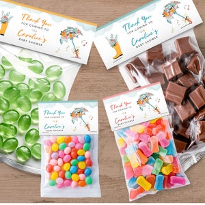 Thank You Treat Bag Topper for Baby Shower, April Showers Bring May ...