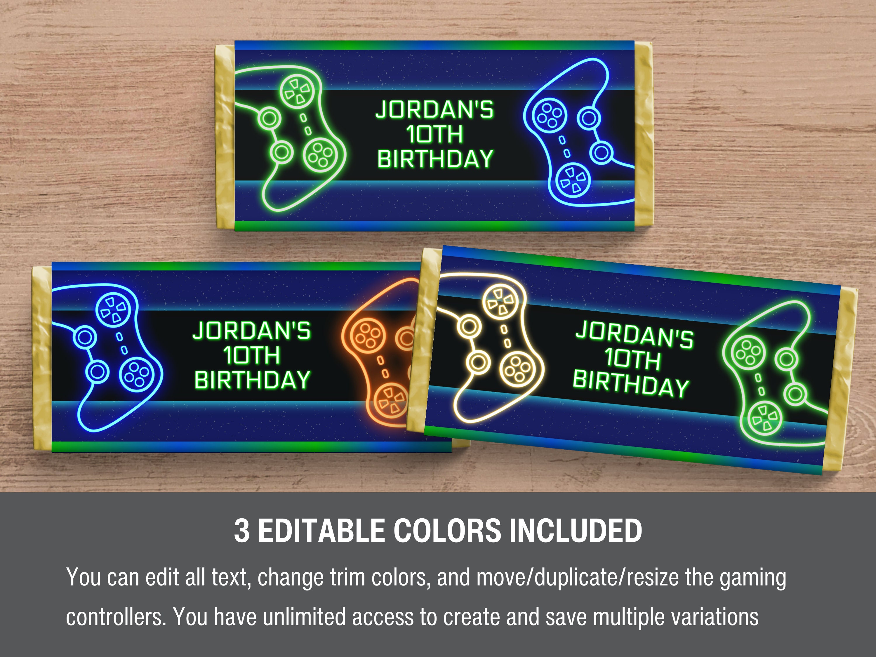 Video Game Themed Party Favors for Game Truck or Arcade Birthday ...