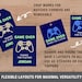 Video Game Party Favor Tags for Boy Birthday, Editable Neon Glow Game ...