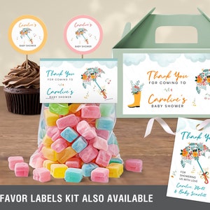 Thank You Treat Bag Topper for Baby Shower, April Showers Bring May ...
