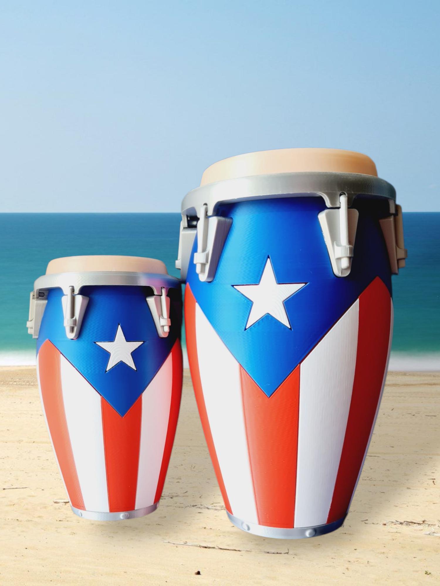 3d Printed Conga Puerto Rico - Etsy