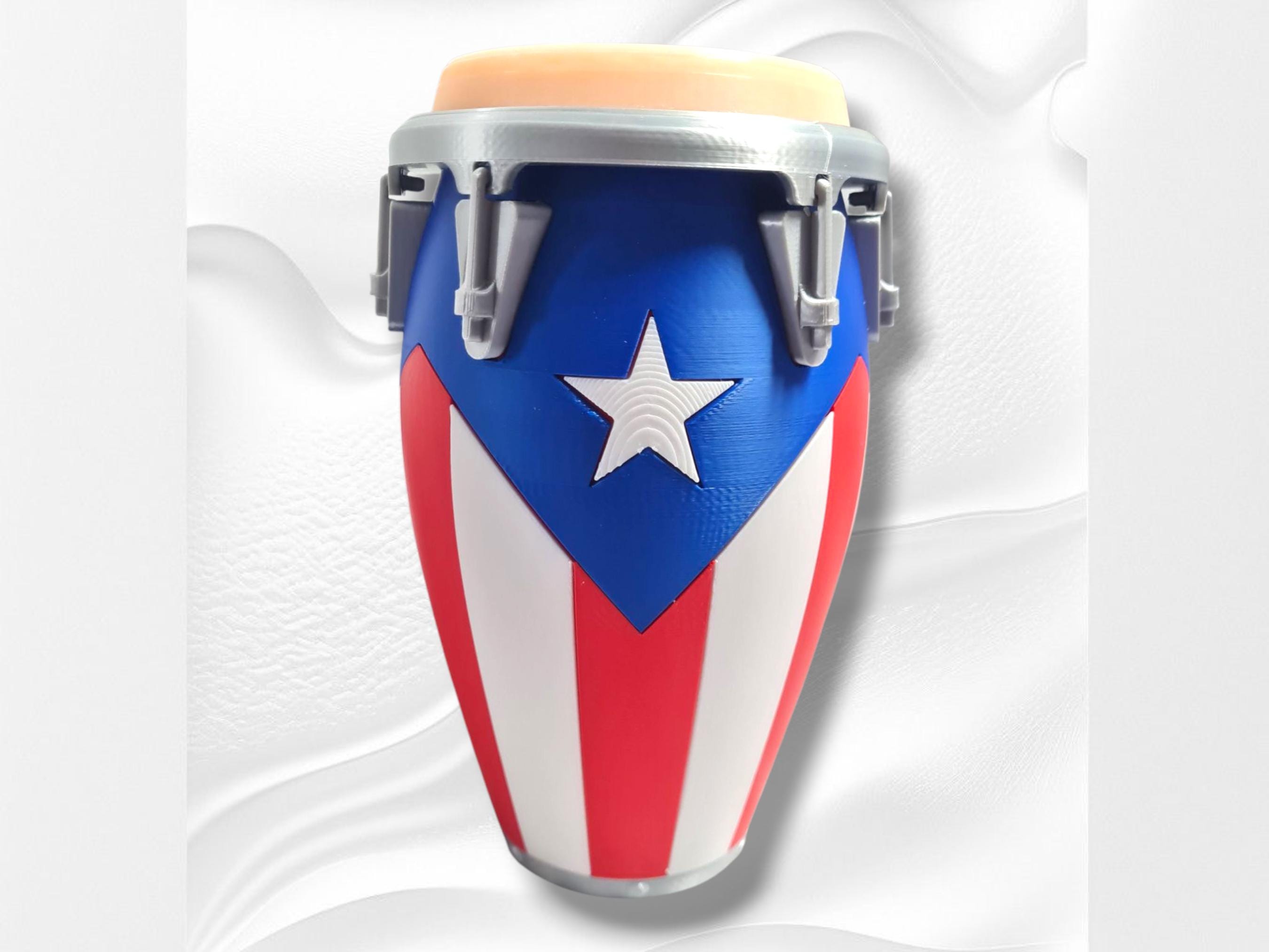 3d Printed Conga Puerto Rico - Etsy