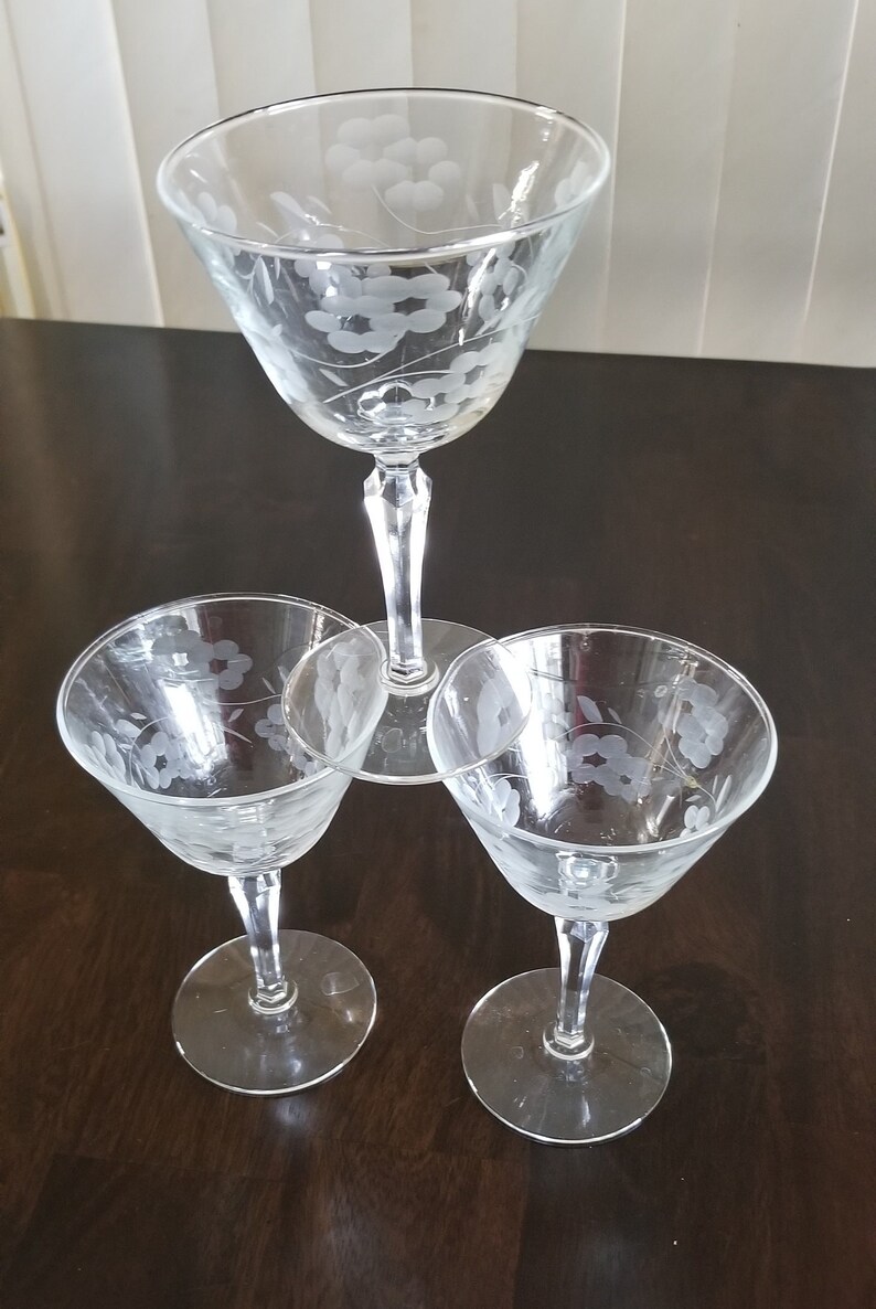 Heritage by Princess House Vintage Floral Design Crystal - Etsy