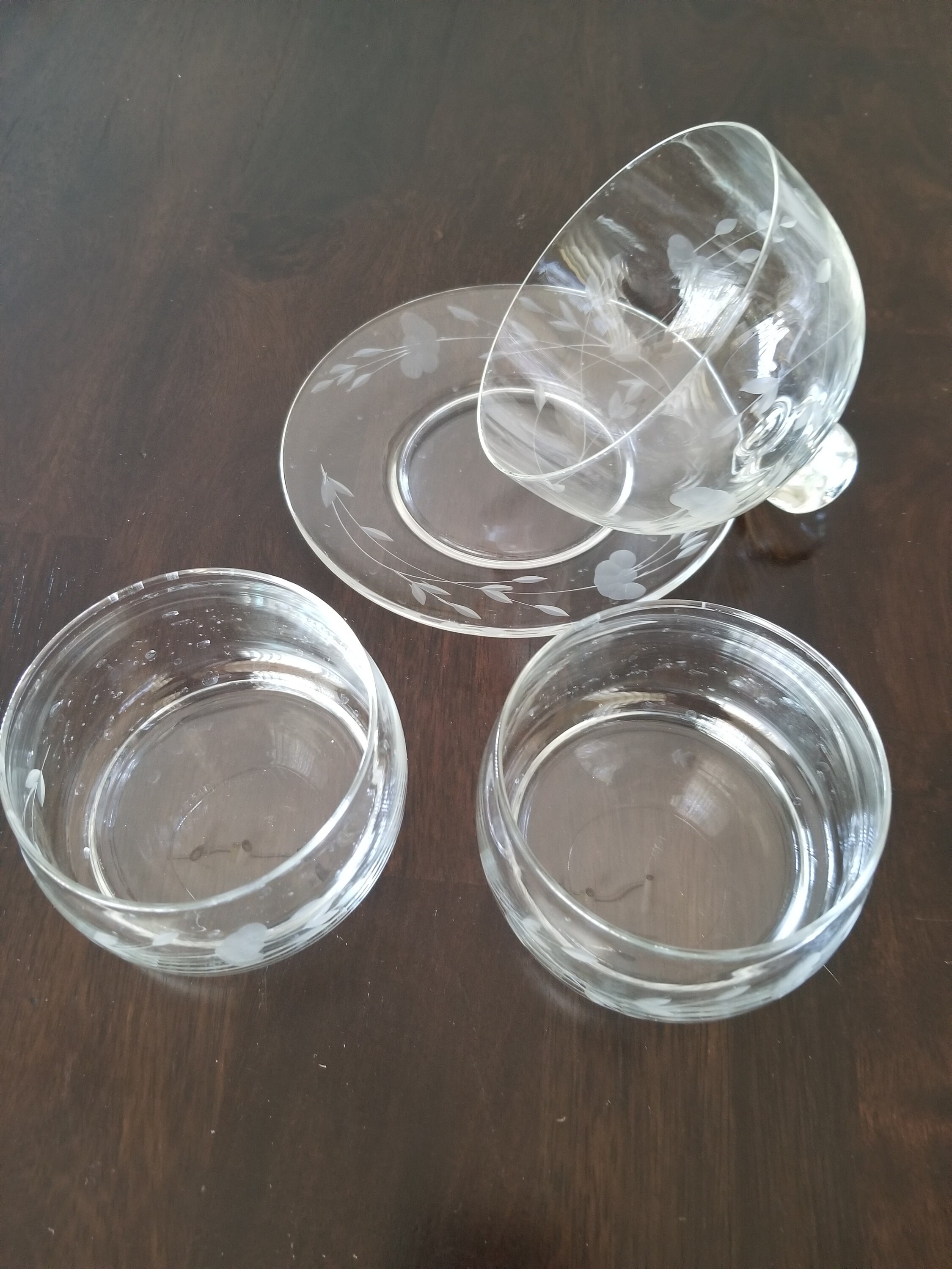 Heritage by Princess House Vintage Floral Design Crystal - Etsy