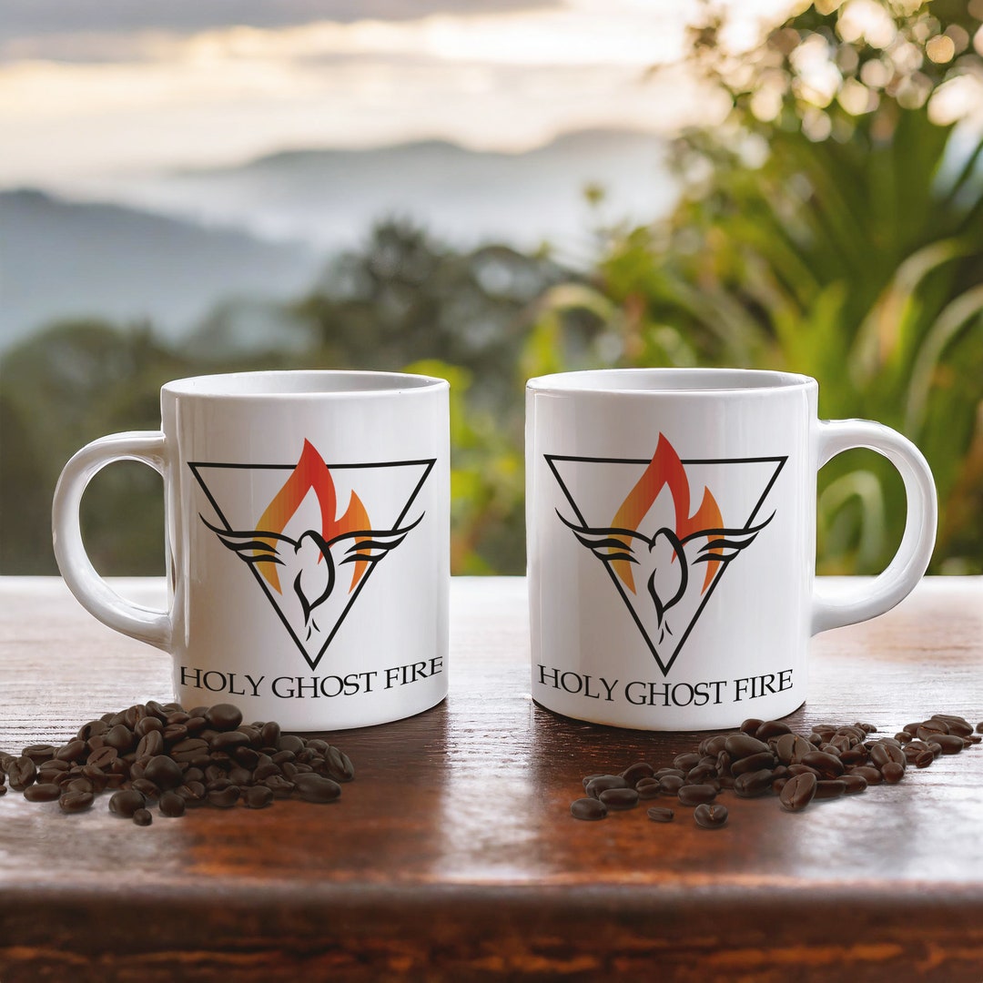 Holy Ghost Fire Coffee Mug Christian Inspirational Gift Spirit-filled ...