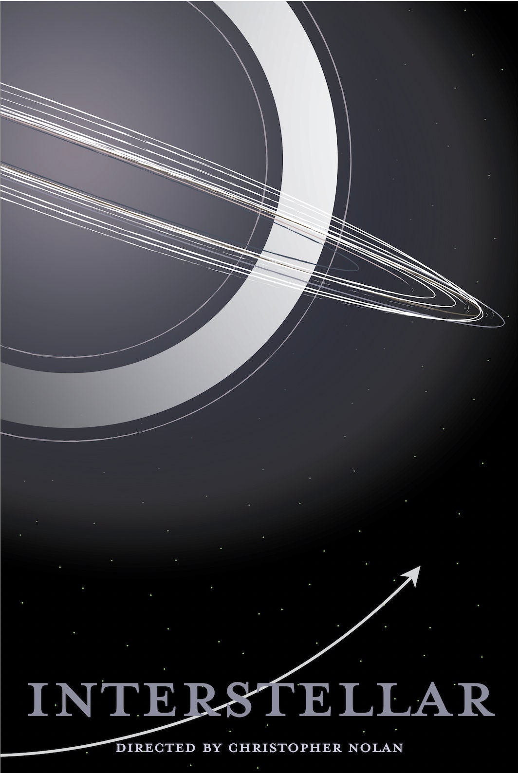 Interstellar Stylized Movie Poster - Etsy