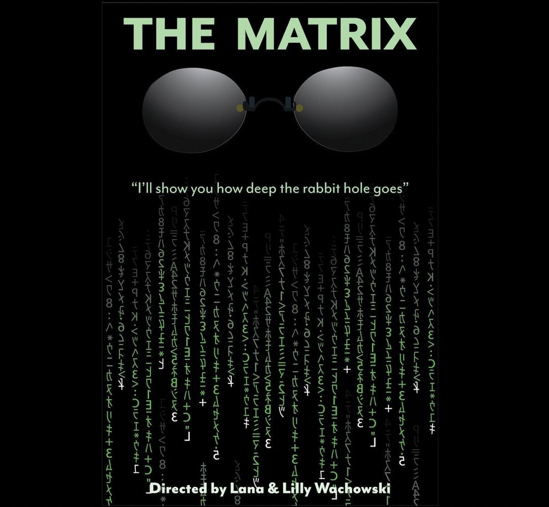 The Matrix Stylized Movie Poster - Etsy