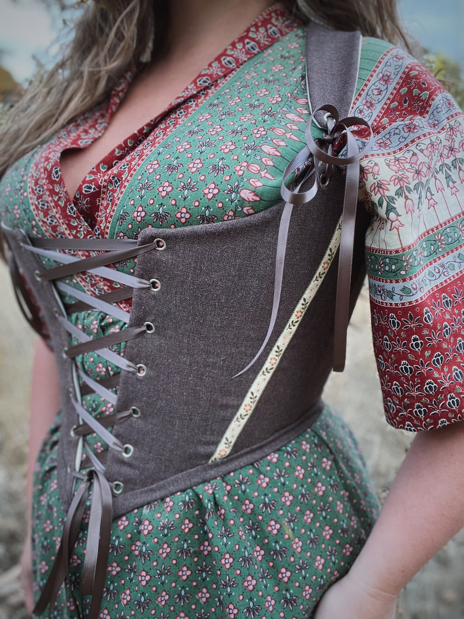 Oak Leaf Stays - Corset Top, Size Large - Etsy
