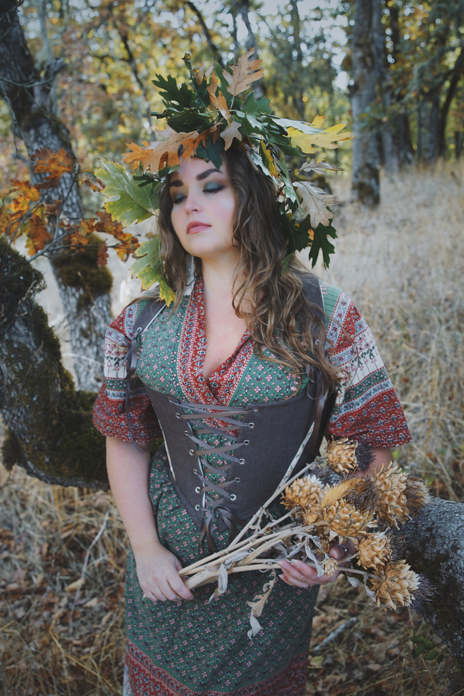 Oak Leaf Stays - Corset Top, Size Large - Etsy