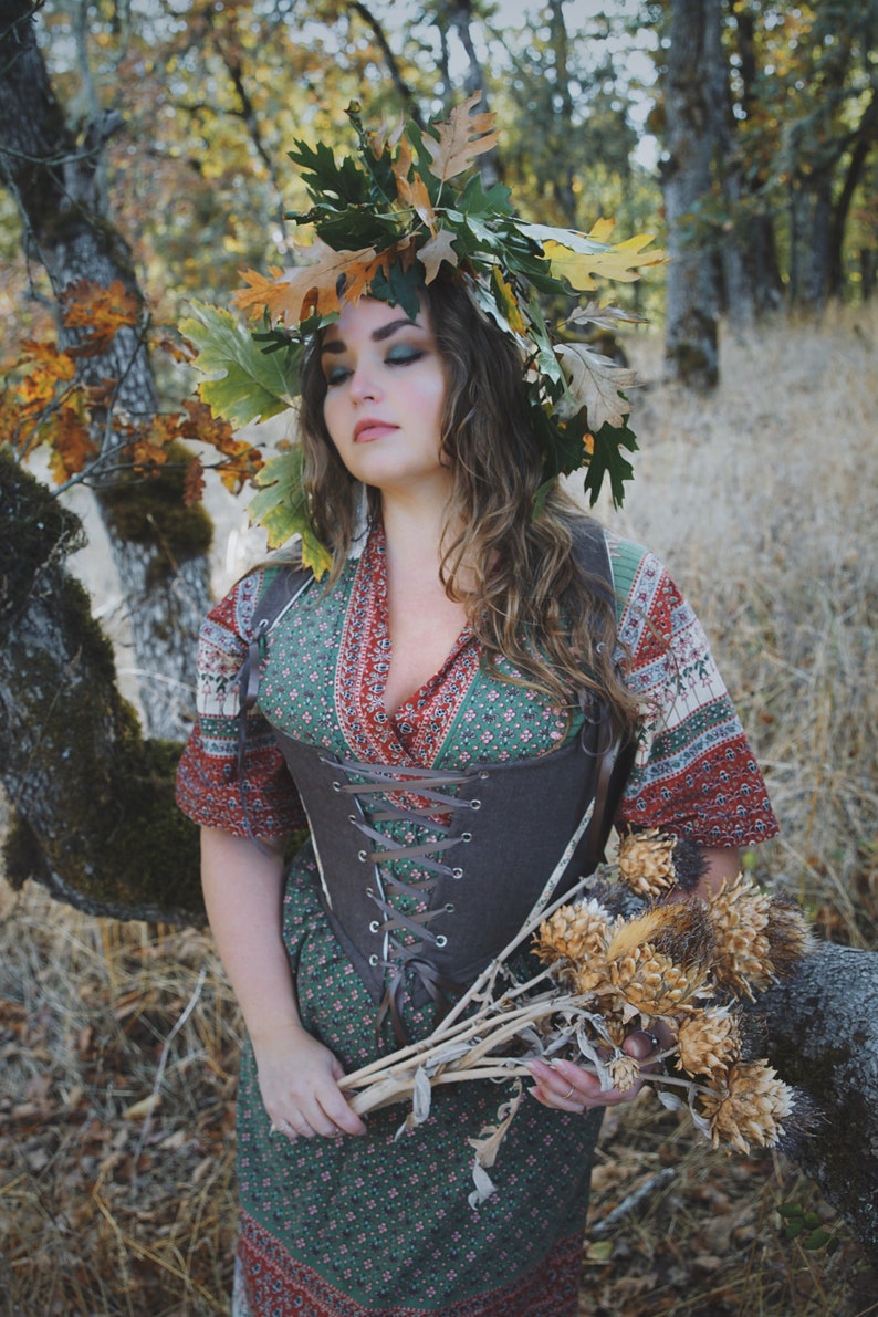 Oak Leaf Stays - Corset Top, Size Large - Etsy