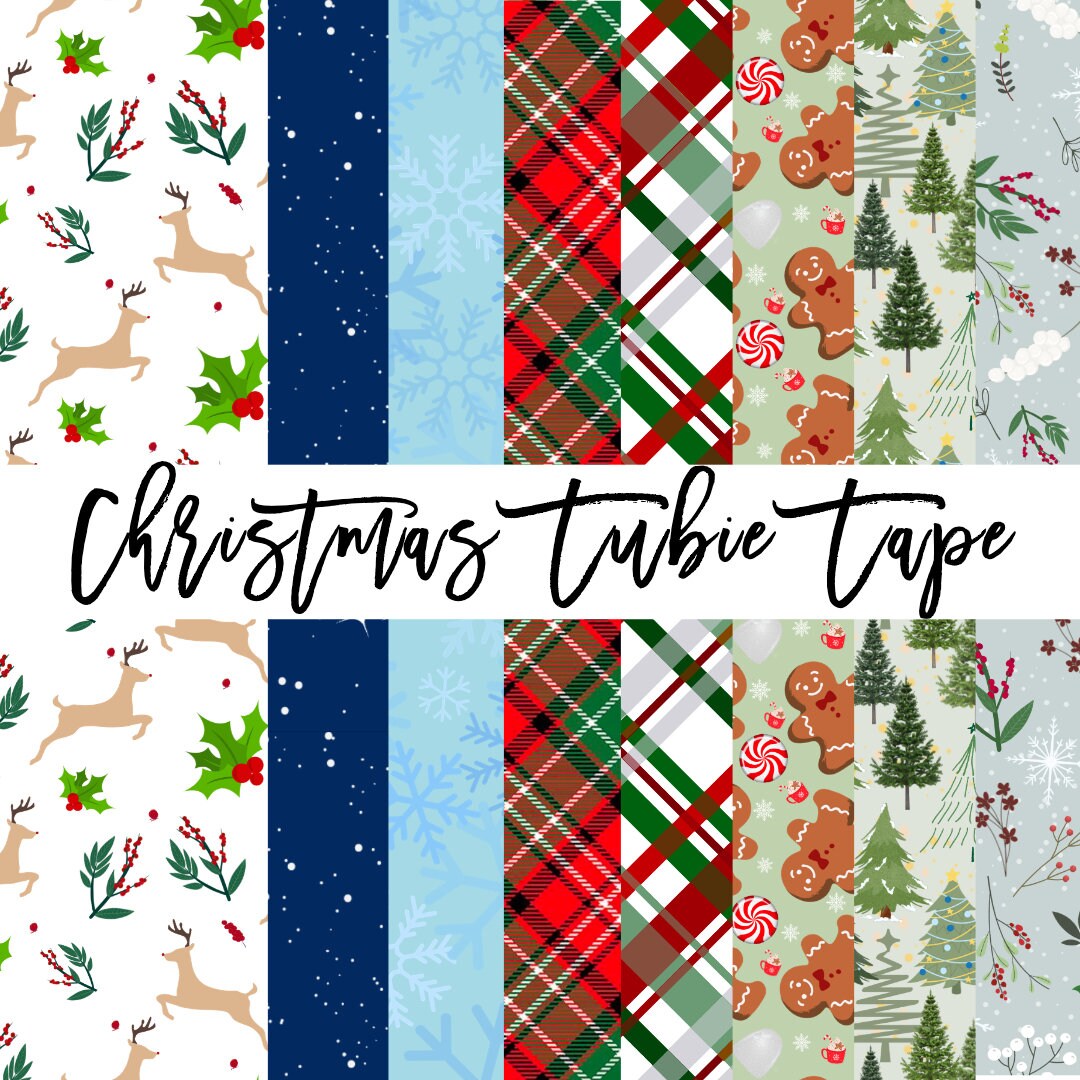 Tubie Tape Christmas Collection Feeding Tube Central Line Oxygen ...