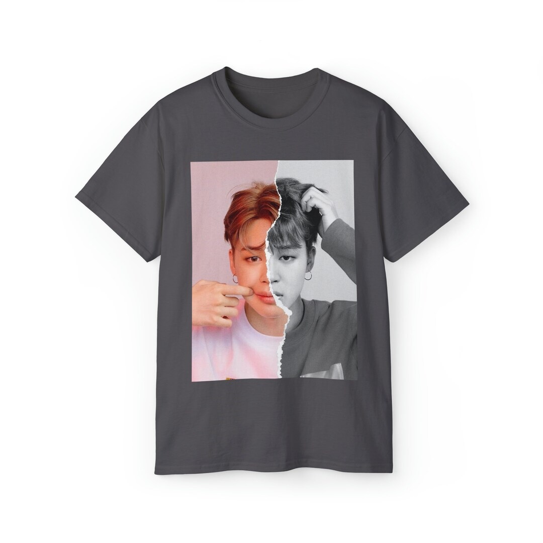 BTS Jimin Split Face Graphic Tee Jimin Tee Jimin T-shirt - Etsy