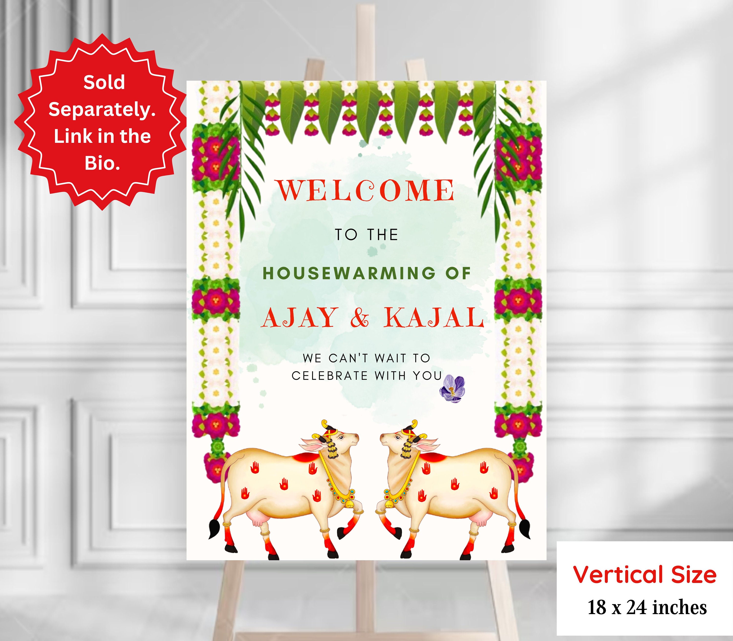 Editable Indian Housewarming Invitation, Griha Pravesh Invitation ...