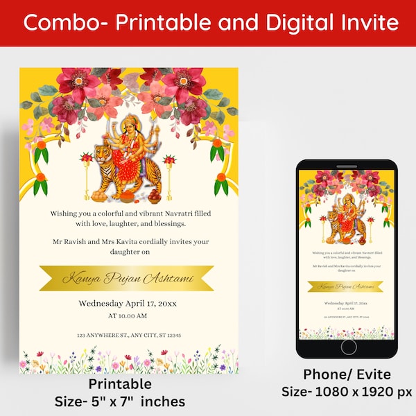 Editable Mundan Ceremony Invitation, Mundan Digital Invitation, Mundan ...